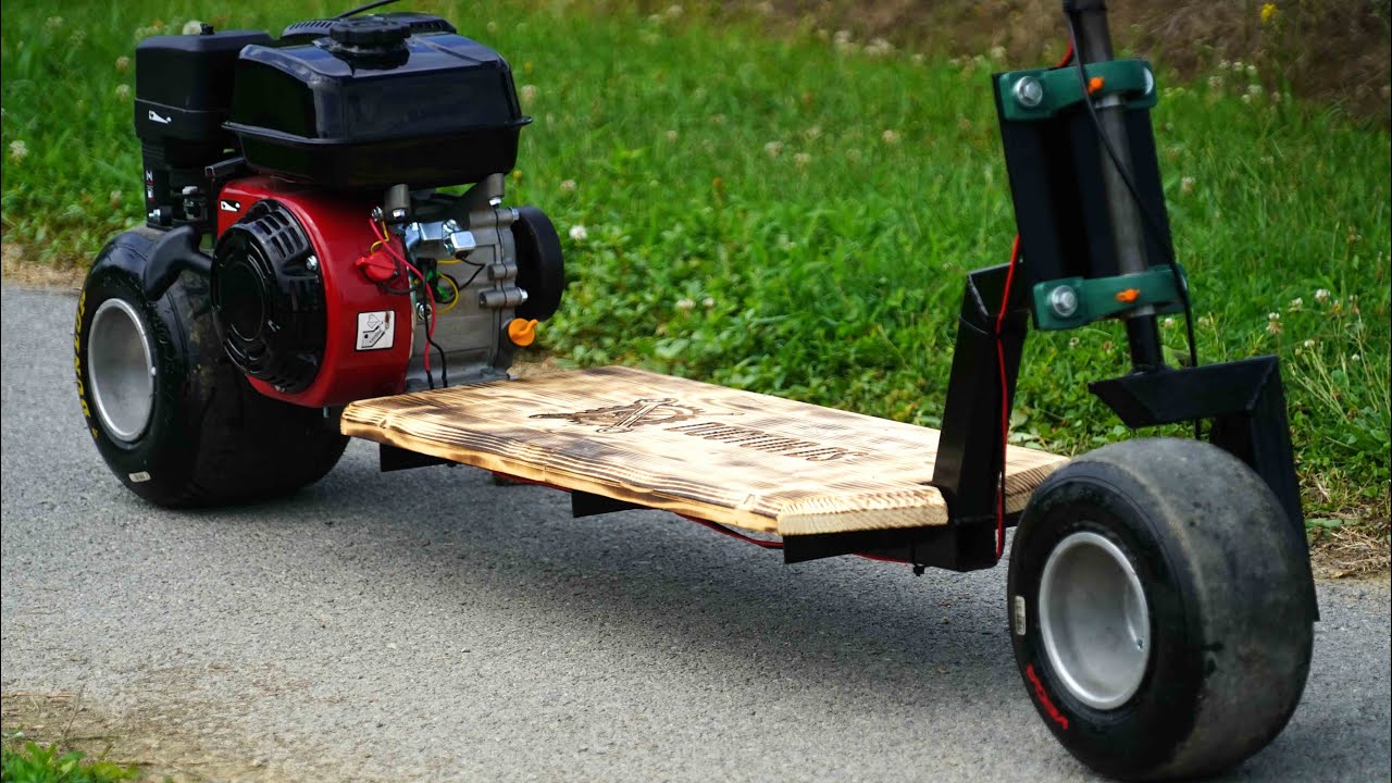 Homemade 200cc SCOOTER !? - YouTube