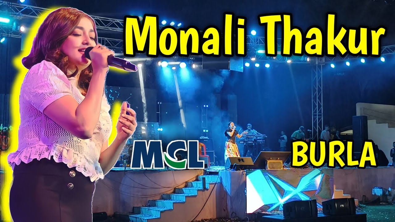 Monali Thakur At Burla MCL | Monali Thakur Live Concert #sambalpur #burla #performance - YouTube
