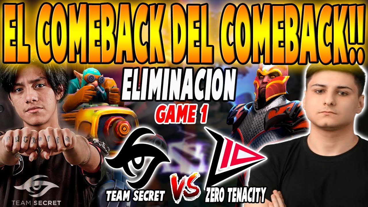 SECRET vs ZERO TENACITY [GAME 1] BO3 - ELIMINACION "PARKER vs RETSU ...