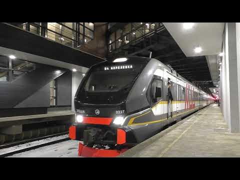 Электропоезд ЭП2ДМ-0227 (ЦППК) пригородный поезд №7577/7578 ...