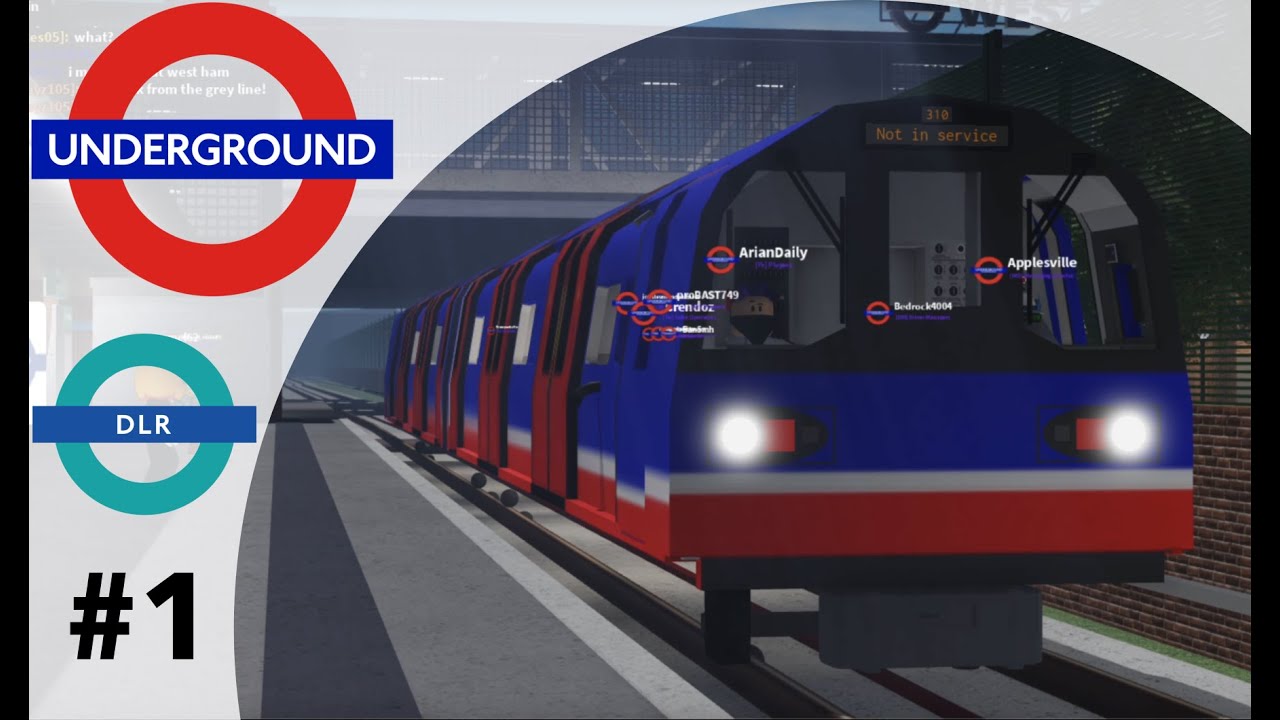 Short DLR Shift at the Roblox London Underground Simulator! (TfA) - YouTube