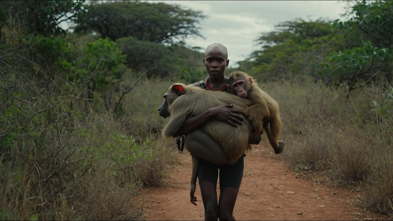 WILD Baboon Monkey HUNT with Africa's MOST FEARLESS Hadzabe Tribe ...