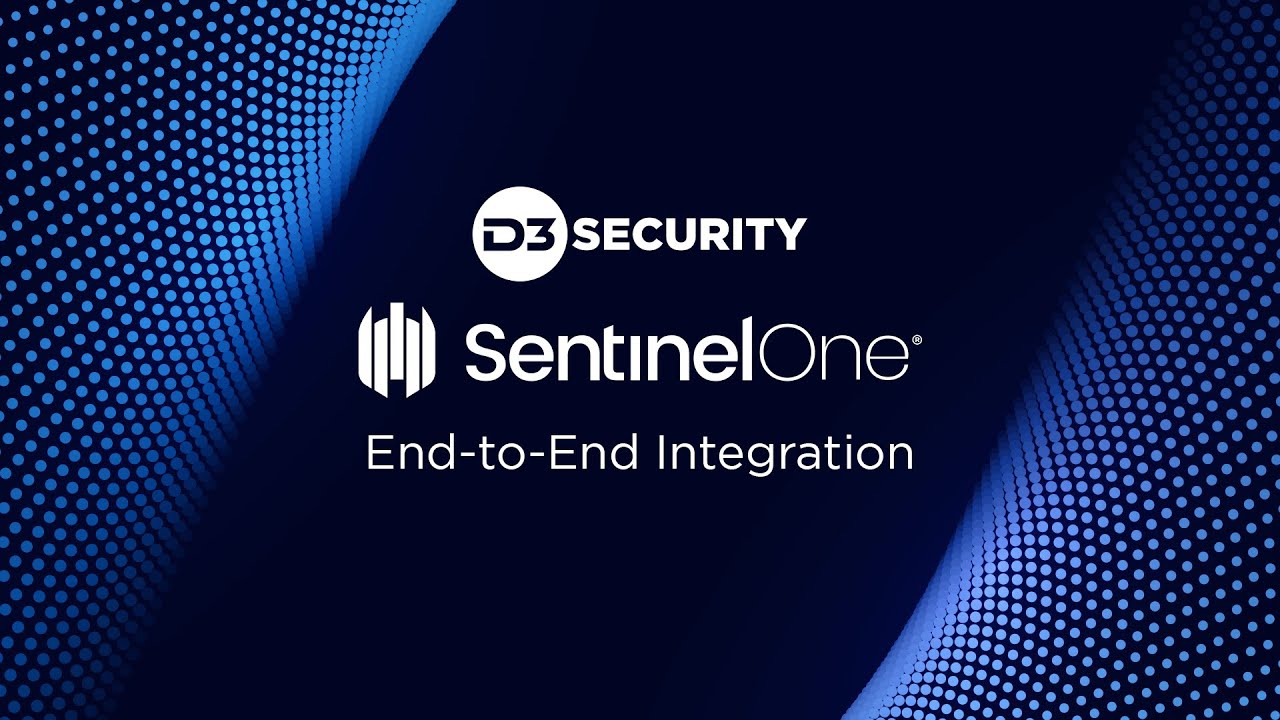 [SentinelOne + D3 Smart SOAR] Streamlining Incident Response - YouTube