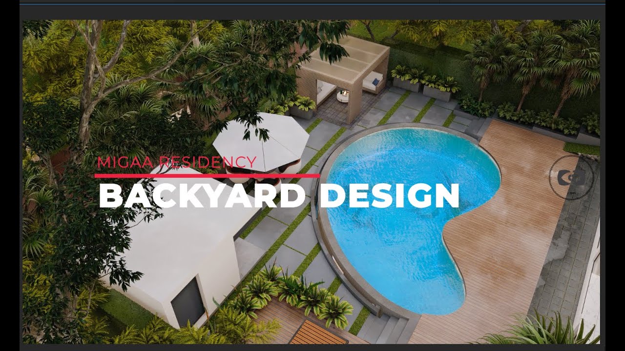 MIGAA RESIDENCY BACKYARD DESIGN - YouTube