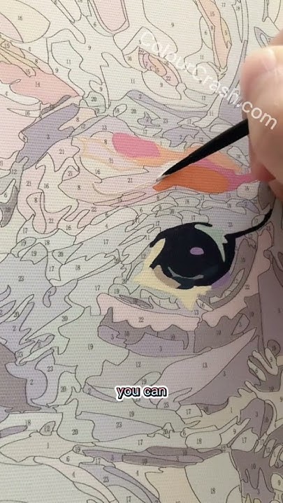 Watch This Stunning Paint by Numbers Art Come to Life! 🎨 | Relaxing DIY Painting Tutorial - YouTube