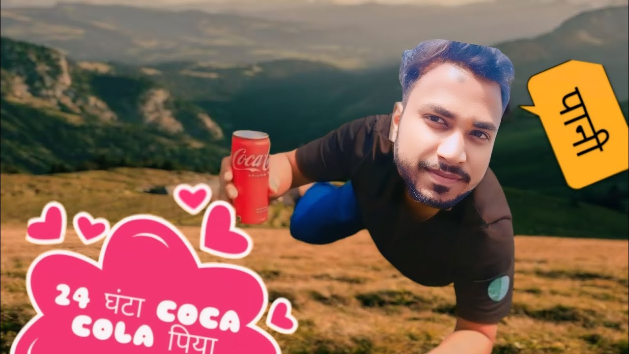 24 hours coca cola challenge - YouTube