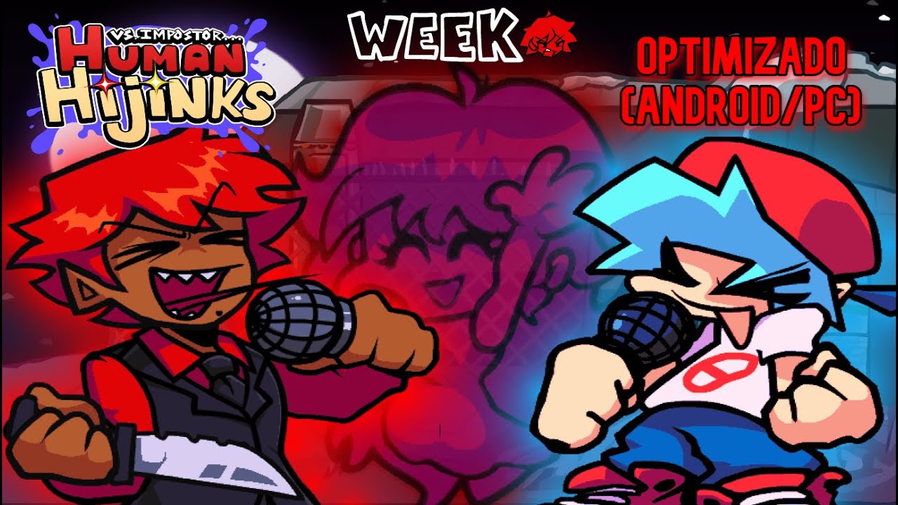 FNF Vs Red Human Week / FNF Vs Impostor Human Hijinks (Cancelled Build ...