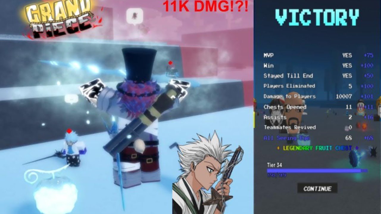 [GPO] 12K DMG VICTORY TOSHIRO Experience!! Hie + Ice Rapier OP! - YouTube