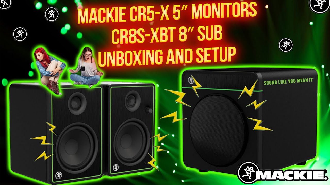 Mackie 5" inch studio speakers and 8" inch subwoofer | Entry studio ...