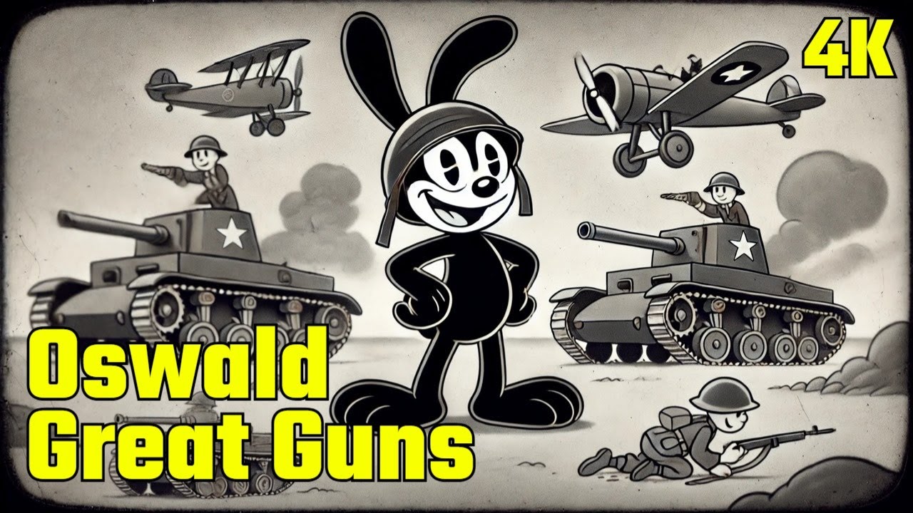The Incredible Journey of Oswald the Lucky Rabbit's Great Guns - YouTube