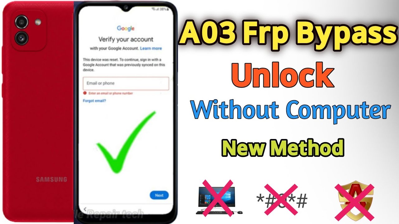 A03 Frp Bypass Without Computer_Samsung A035F_Google Account lock ...