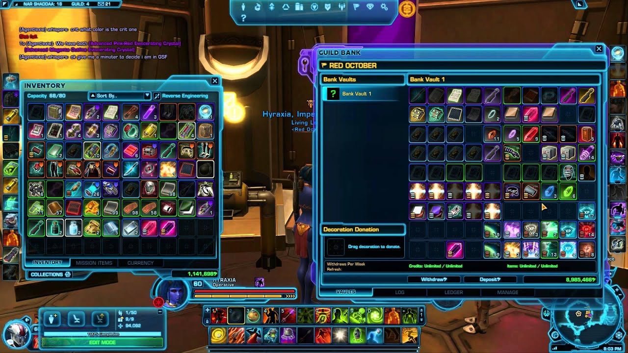 SWTOR: How Our Guild Banks Work - YouTube