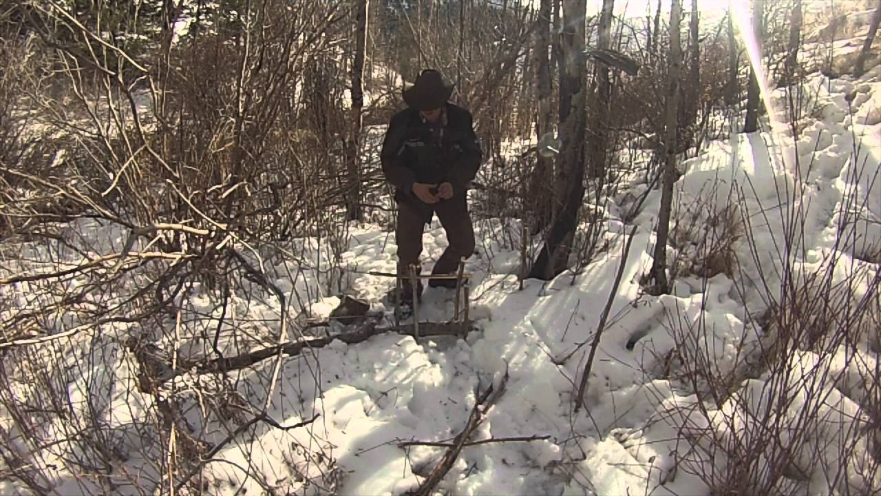 The Step Trigger Deadfall Trap - YouTube
