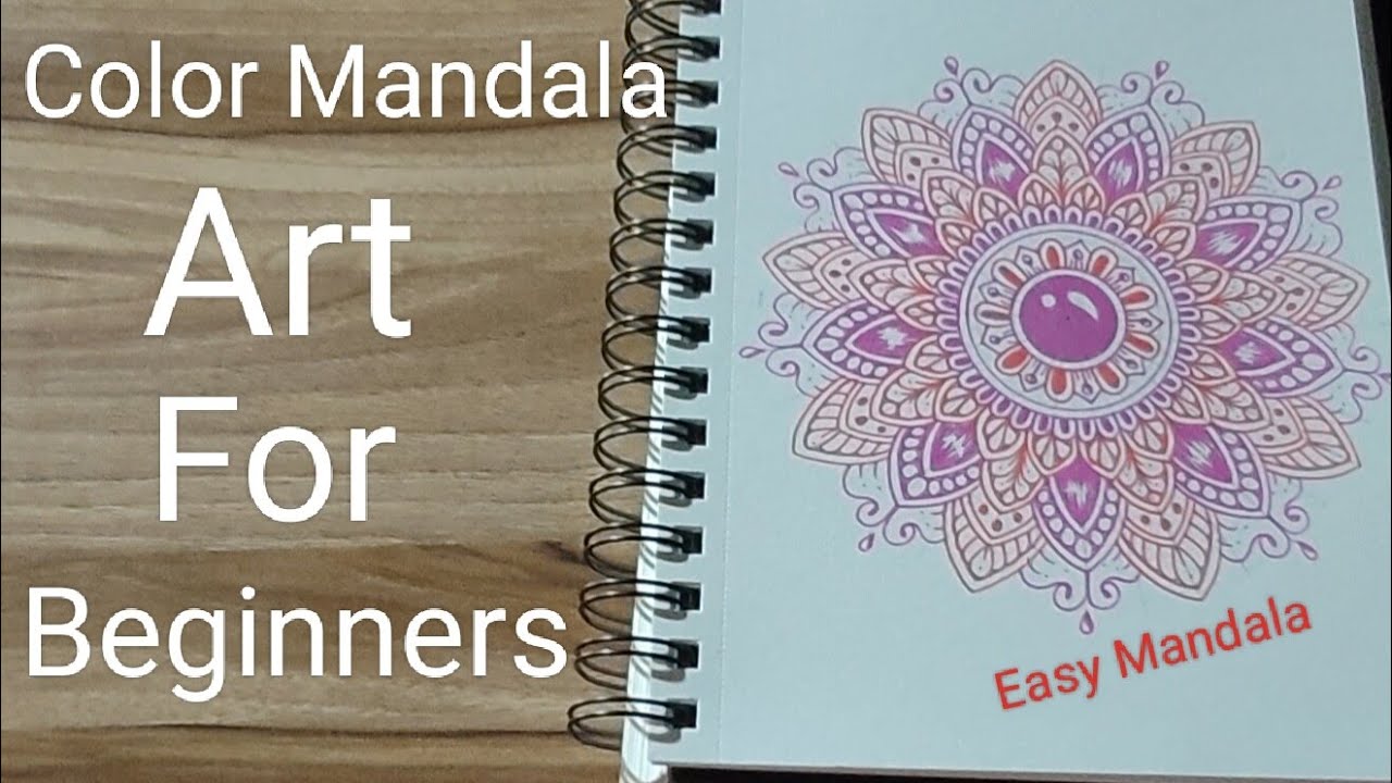 Color Mandala Art For Beginners |Step By Step Tutorial| @Easy_Mandala59 ...