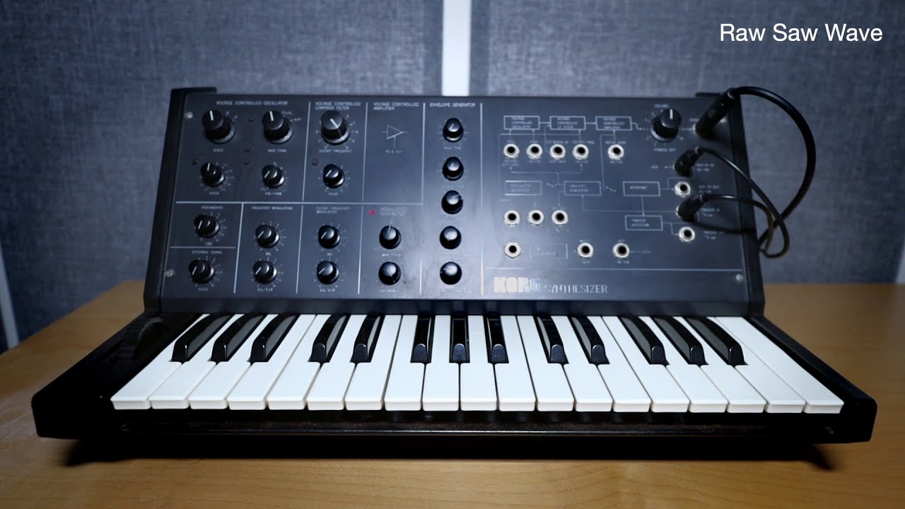 Korg MS10 Raw Tone :: Singularity Riff - YouTube