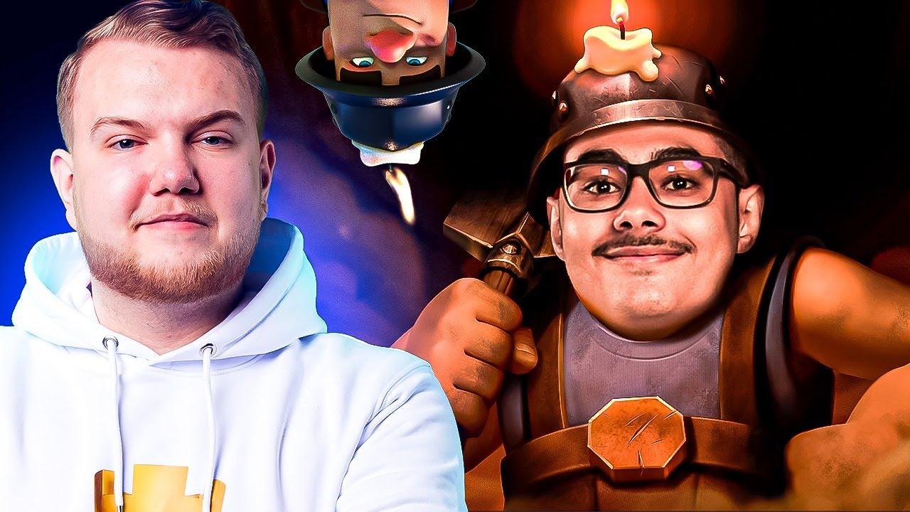 MOHAMED LIGHT HIS NEW MINER POISON DECK! - Clash Royale - YouTube