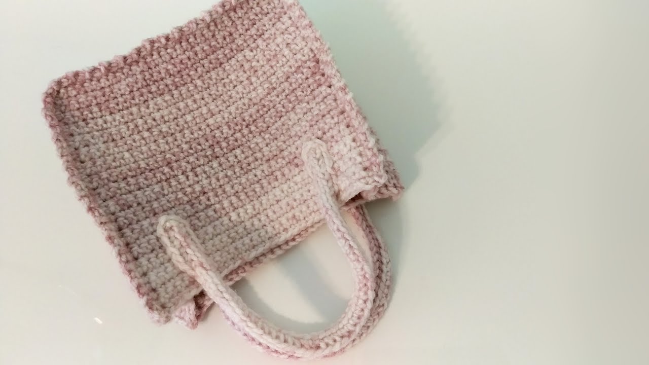 Crochet Mini Square Tote - YouTube