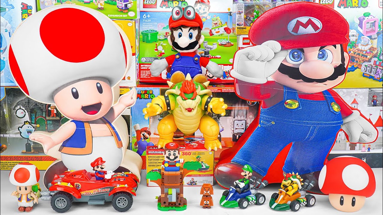 Super Mario Bros Mystery Box Unboxing Toys Review🍄 Mario, Luigi ...