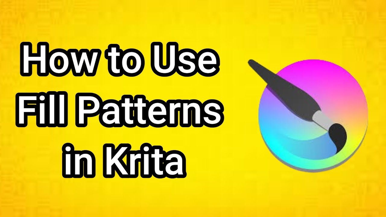How to Use Fill Patterns in Krita - YouTube