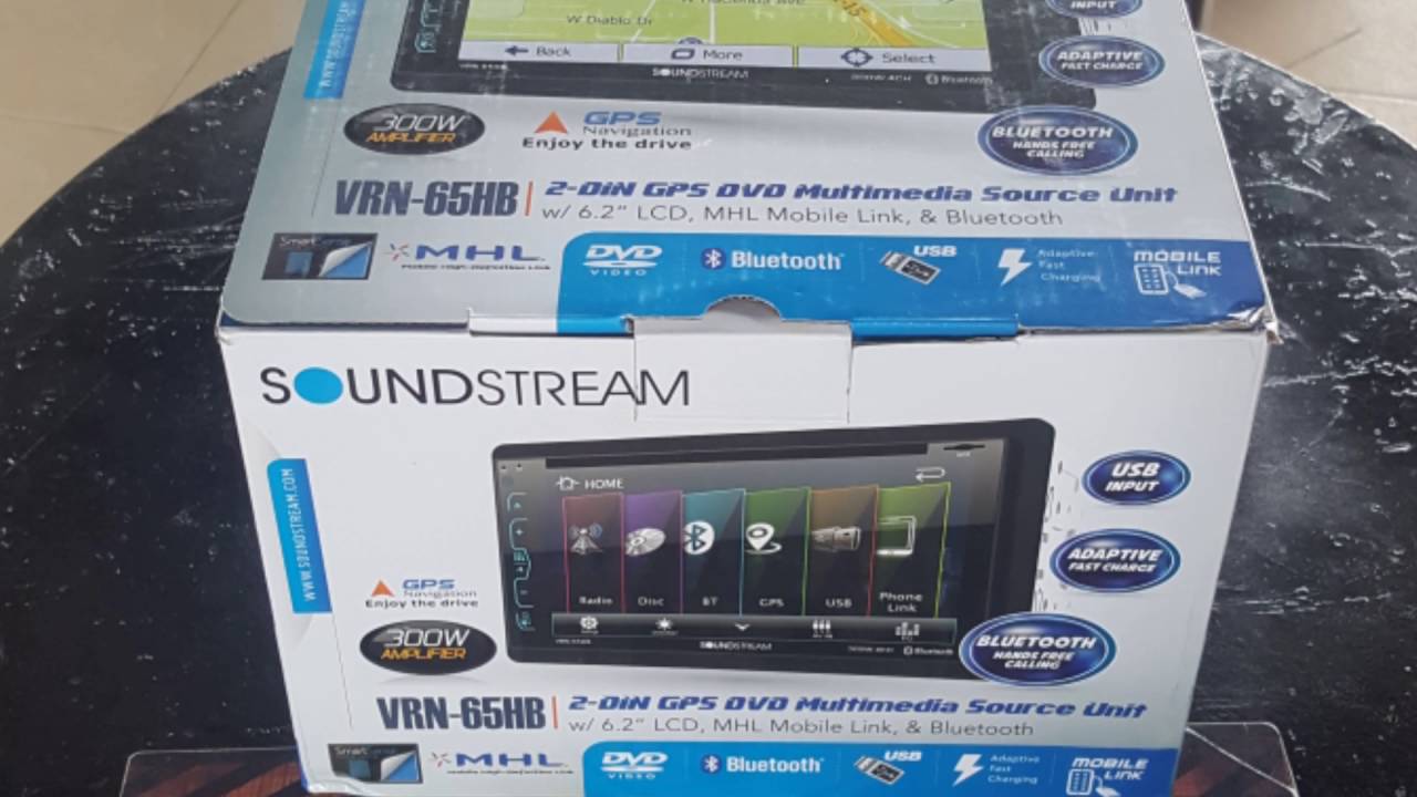RADIO DVD SOUNDSTREAM VRN65HB GPS BT AUTOCITY - YouTube