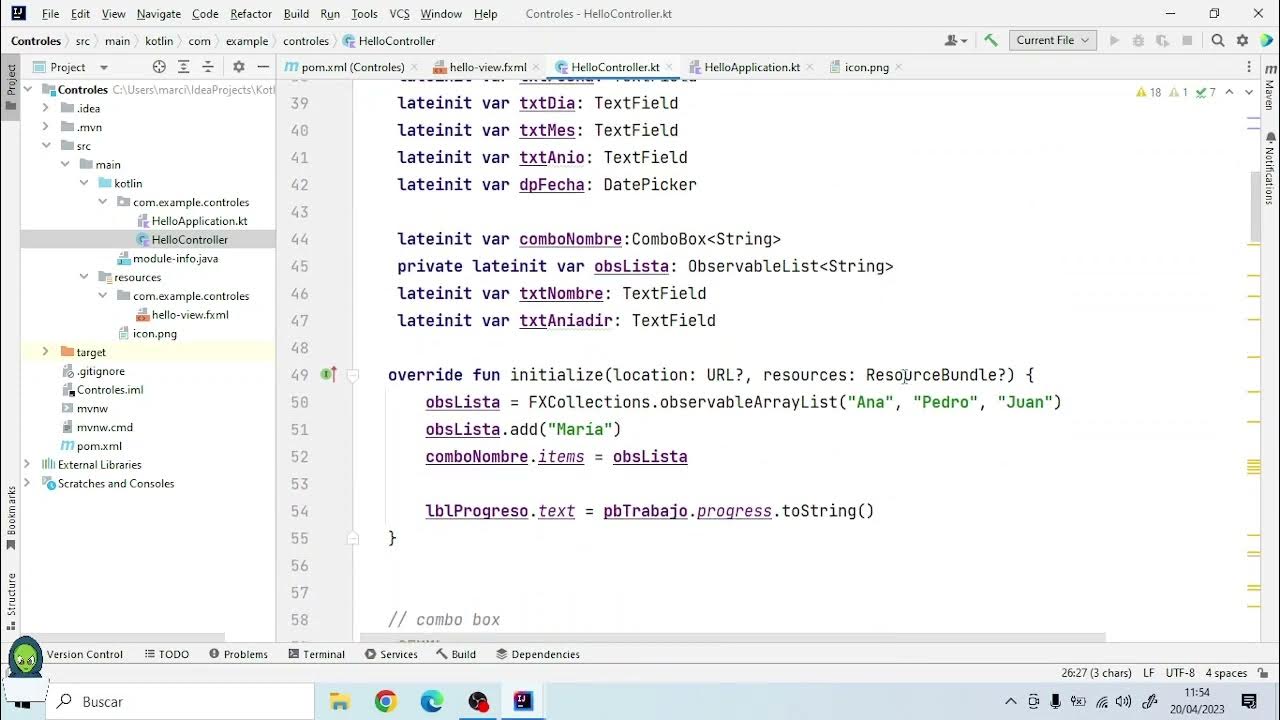 1.-Entorno Gráfico JavaFx y Kotlin - YouTube
