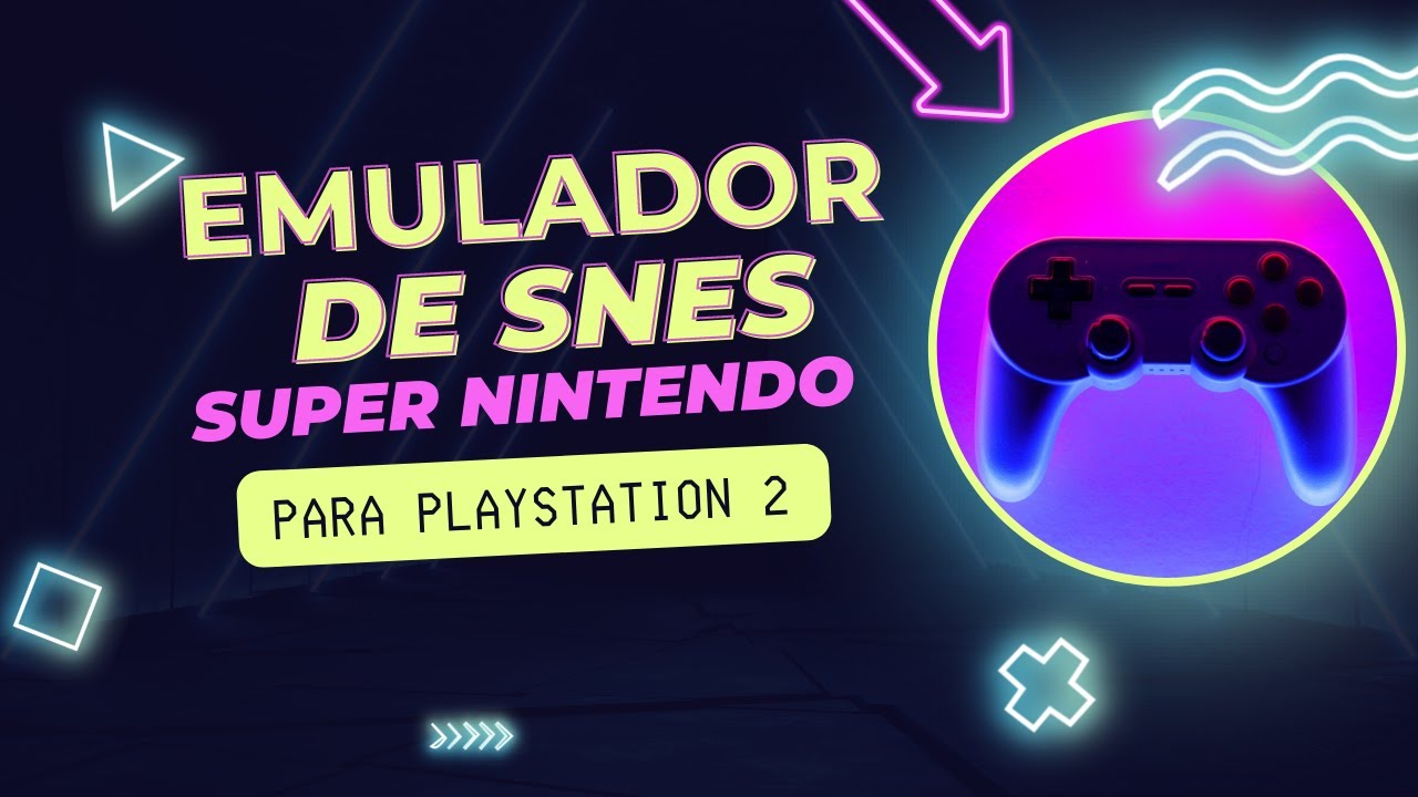 emulador de super nintendo no ps2 snes station top - YouTube