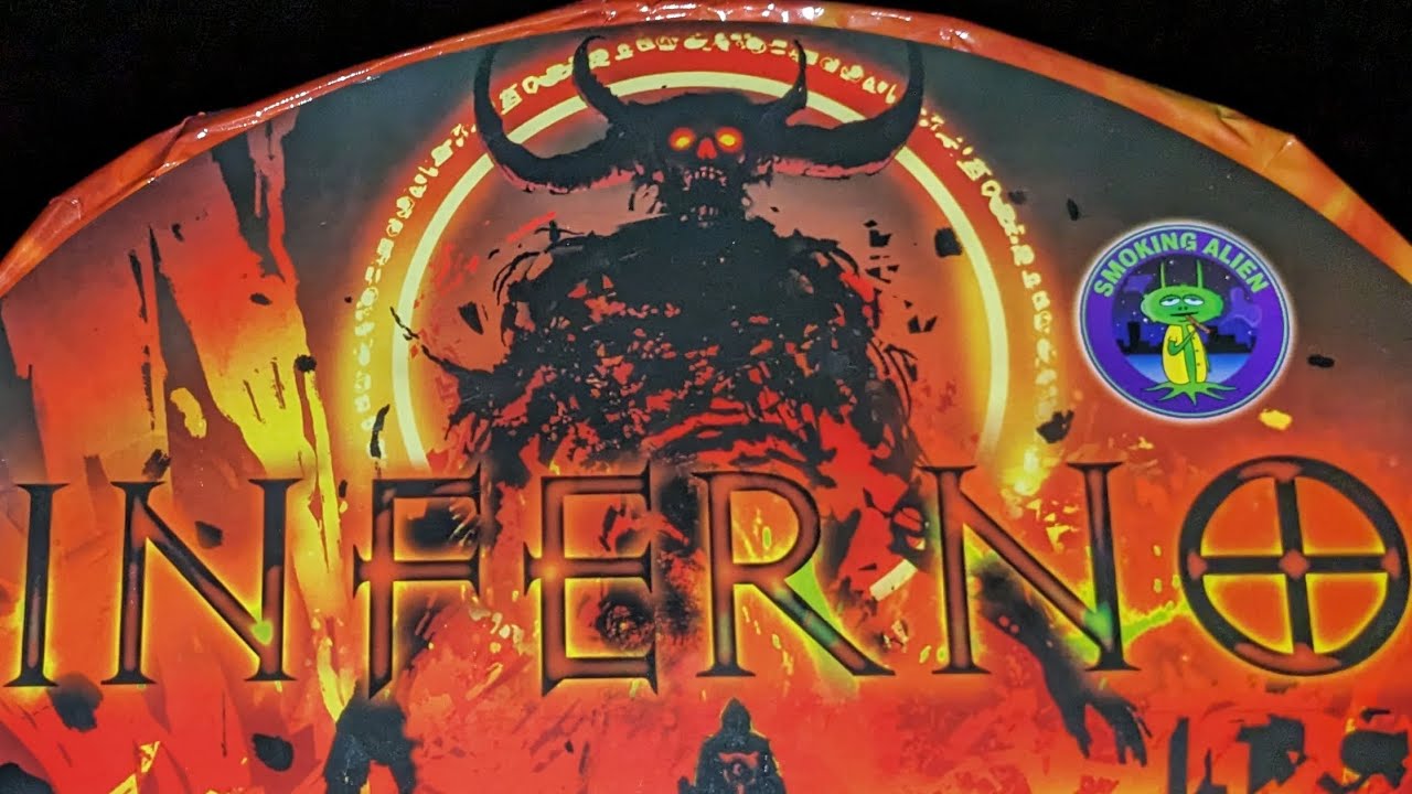 Inferno firework fountain by smoking alien - YouTube