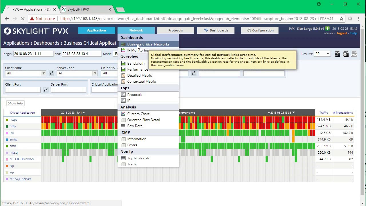 Accedian PVX Skylight Menu Overview - YouTube