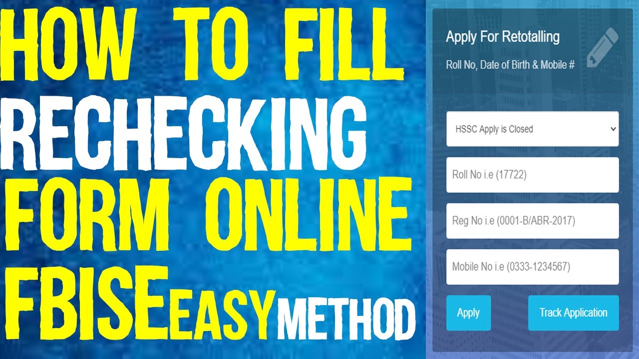 How to Apply For Recounting/Rechecking Of Answer Books - YouTube