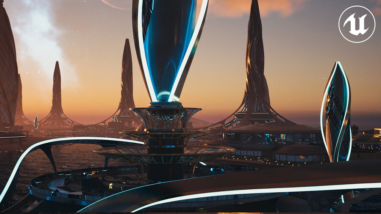 Utopia on the Ocean | A Sci Fi UNREAL ENGINE 5 Short [4K] - YouTube