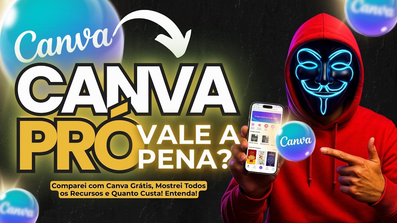 CANVA PRO VALE A PENA? Comparei com Canva Grátis, Mostrei Todos os ...