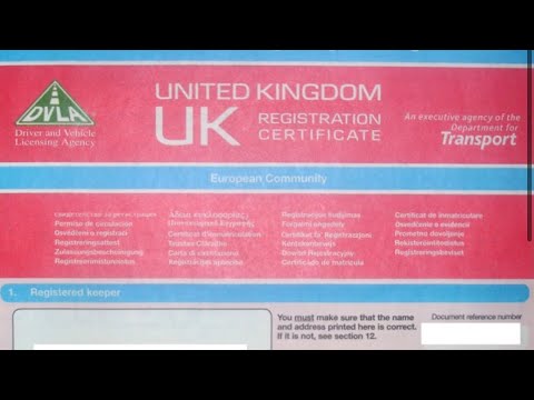 Change your V5C vehicle address (Uk) in 3 mins - YouTube