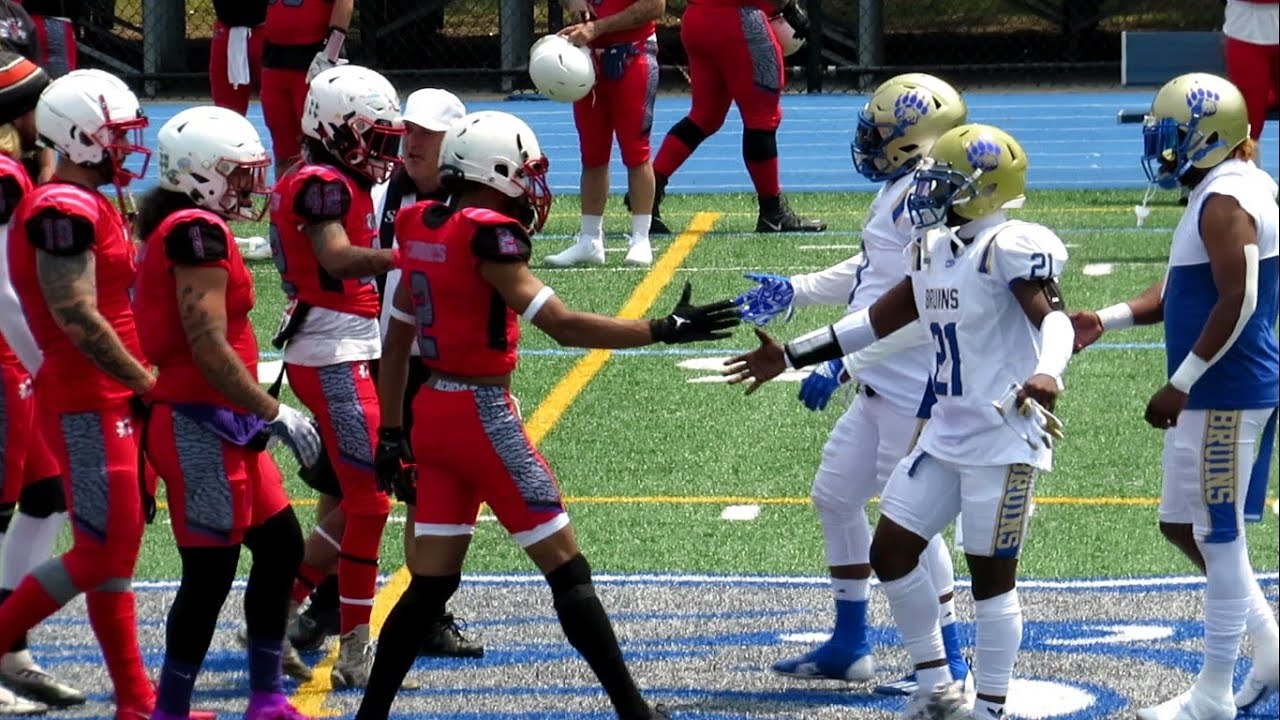 Rhode Island Raptors vs Tri-State Bruins - Semi-Pro Football Game ...