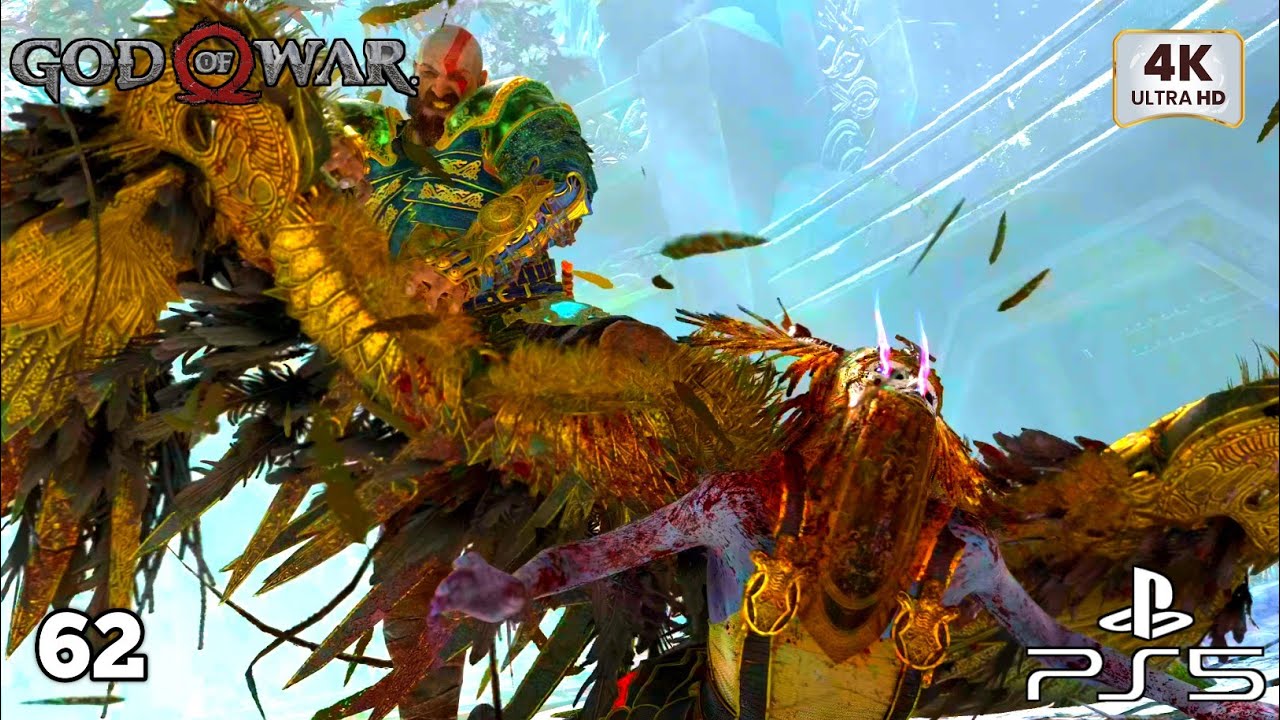 God of War 4 Gameplay(PS5) - ALFHEIM Side Quest : Valkyrie OLRUN Fight ...