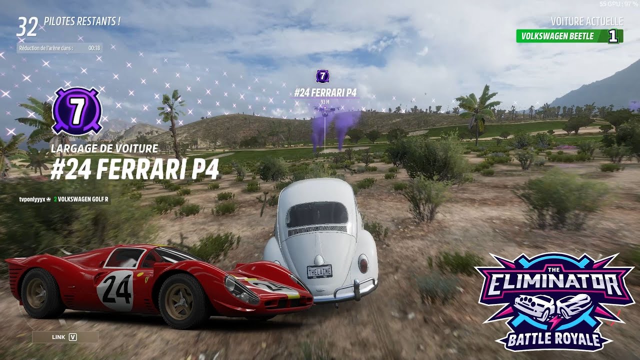 Drop LeveL 7 Car #24 FERRARI P4 ELIMINATOR | Eliminator | FORZA HORIZON ...