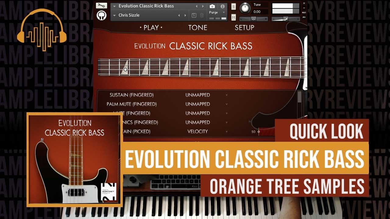 Quick Look: Evolution Classic Rick Bass by Orange Tree Samples - YouTube