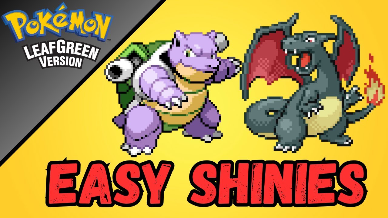 EASIEST and FASTEST Shiny Pokemon in FireRed and LeafGreen - YouTube