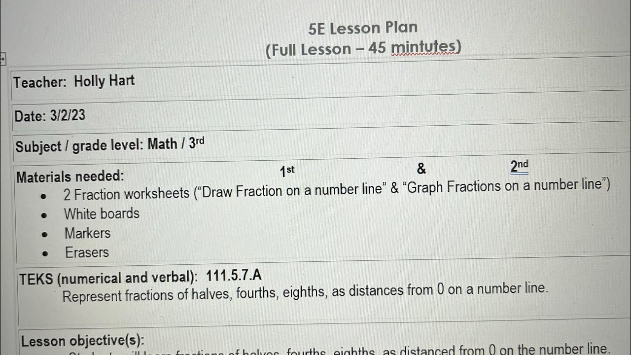 5E Lesson Plan Presentation (Exploration portion) - YouTube