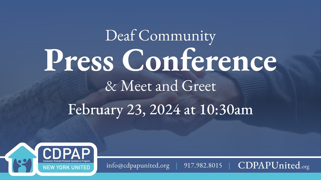 CDPAP New York United - Deaf Community Event - YouTube
