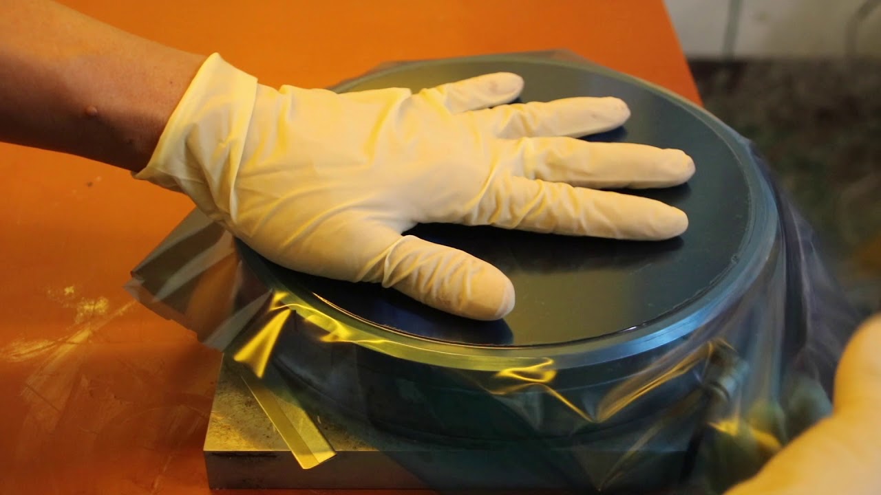 未拋光wafer film peeling Test - YouTube