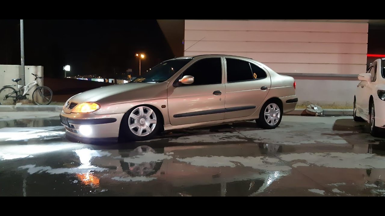 Renault Megane 1 modifiye Türkiyenin En basık Megane 1 - YouTube