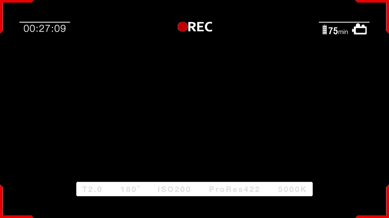 Video Camera Recording Frame Black 3 - YouTube