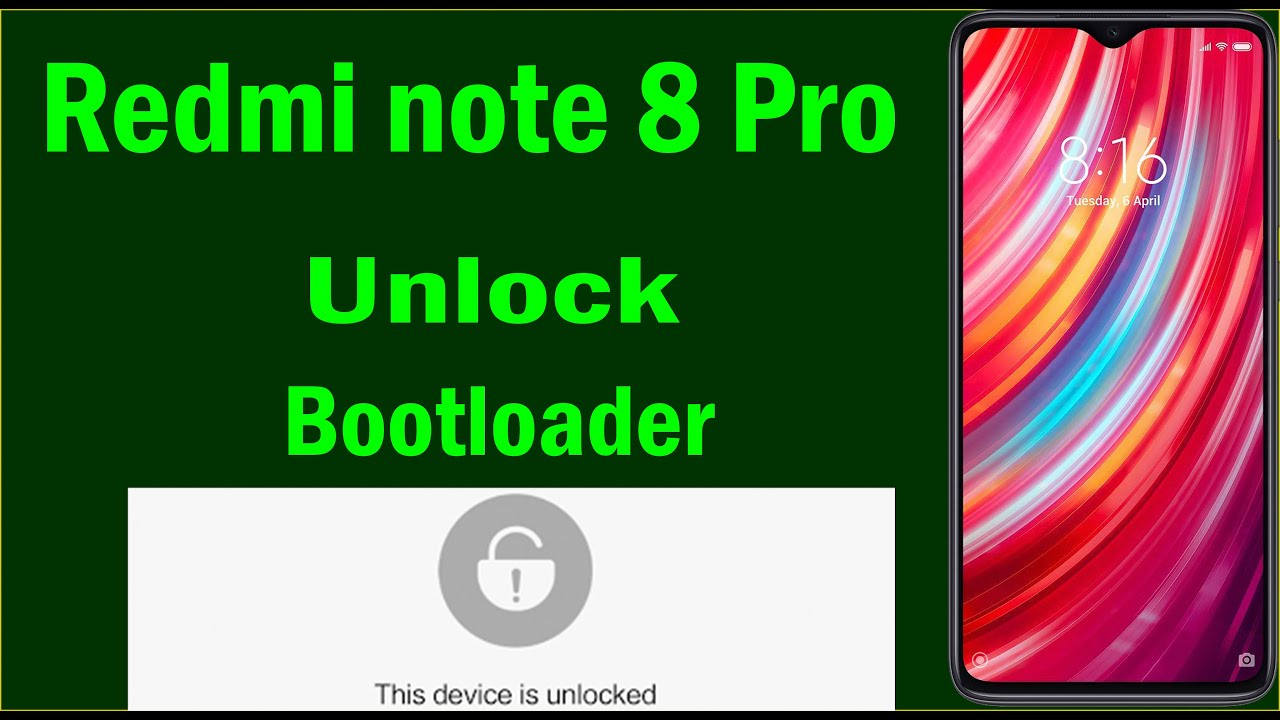 Redmi Note 8 Pro Unlock Bootloader | how to unlock bootloader redmi ...