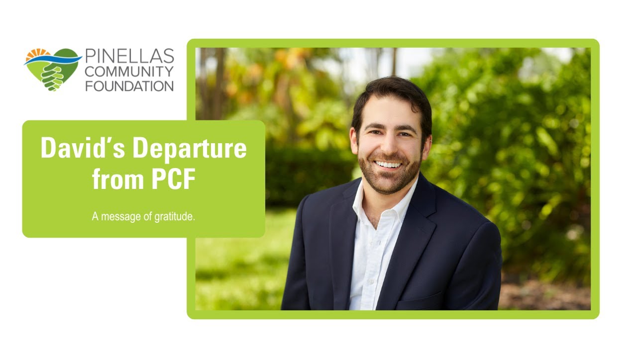 David's Reflection on Years of Leadership at PCF - YouTube