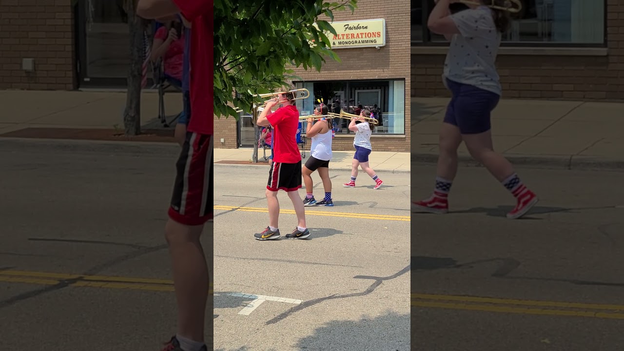 Fairborn Marching Band - 4th of July 2021 Parade - YouTube