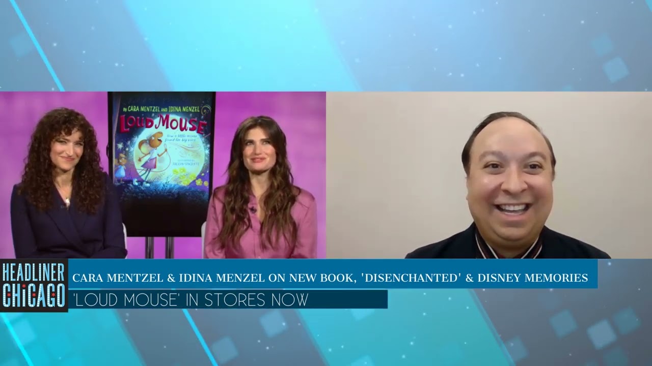 Idina Menzel & sister Cara Mentzel interview on 'Loud Mouse' book ...