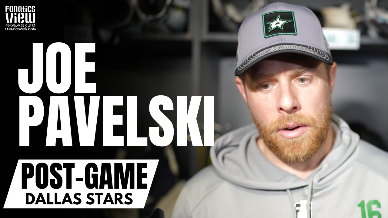 Joe Pavelski Reacts to Dallas Stars Series Win vs. Colorado Avalanche ...