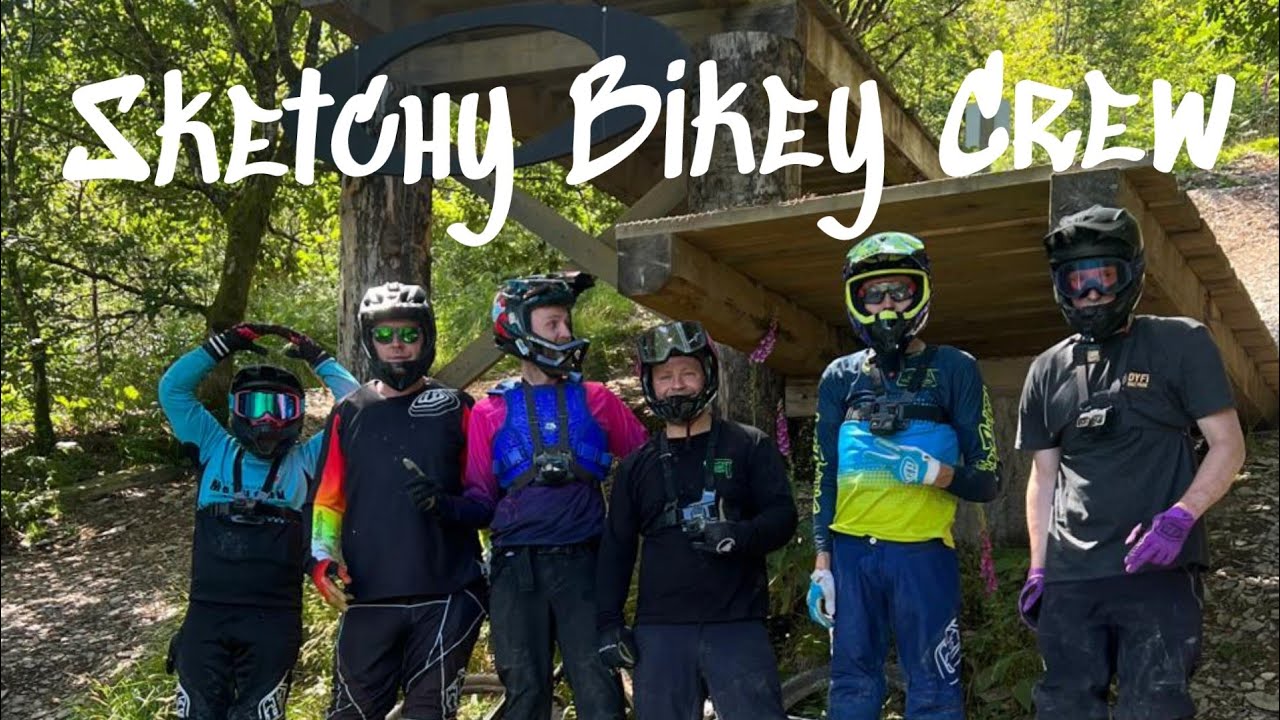 The Sketchy Bikey Crew - Dyfi Bike Park (Spikes Edit) - YouTube