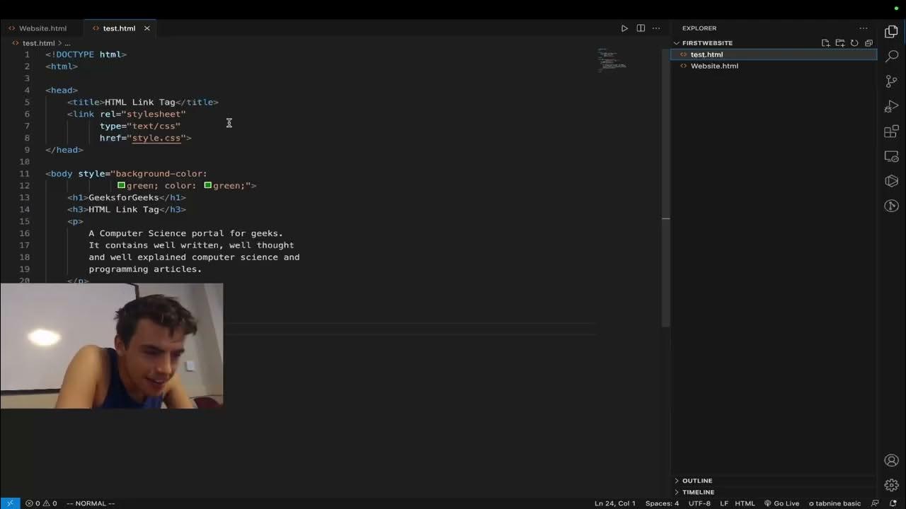 Learning HTML | Programing Every Day #1 - YouTube