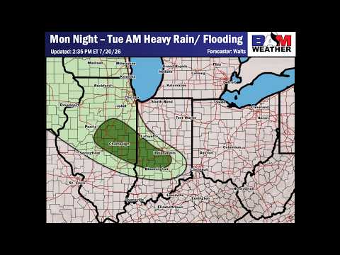 ⚠️ A violent cluster of storms is headed south this evening. Live coverage here.